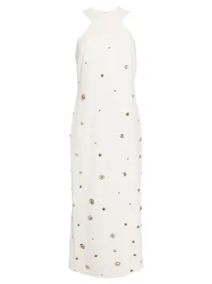 ELIE SAAB Elie Saab Stud-Embellished Midi Dress