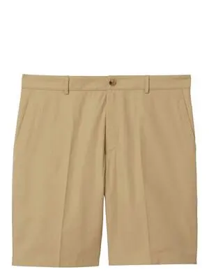 BURBERRY Cotton Gabardine Shorts
