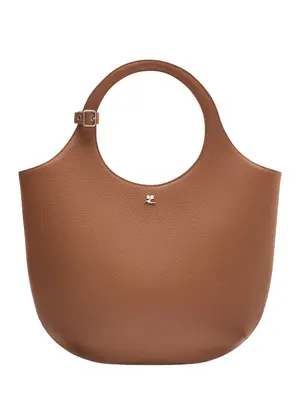 COURREGES Holy Medium Tote Bag - Brown