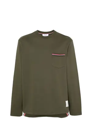 Thom Browne Crew-neck Sweatshirt - Green