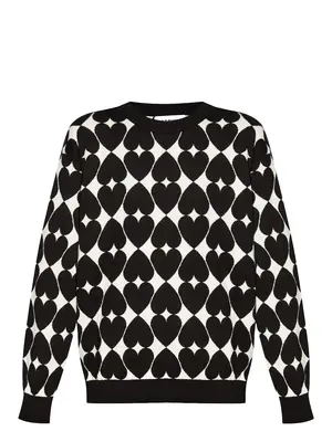 Moschino Intarsia-knit Jumper - Black