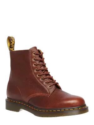 Dr. Martens 1460 Ambassador Leather Lace Up Boots - Brown