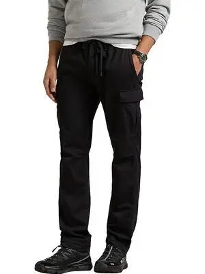 Ralph Lauren Stretch Slim Fit Knitlike Cargo Pant - Polo Black