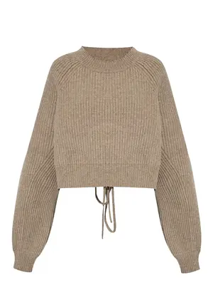 Yohji Yamamoto Open-back Jumper - Neutrals