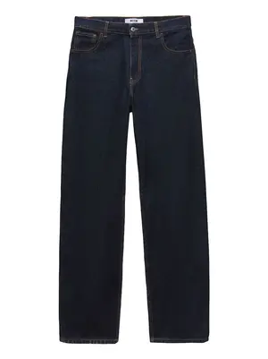 MSGM Logo-patch Jeans - Blue