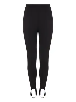Philosophy Di Lorenzo Serafini Raised-seam High-waist Leggings - Black