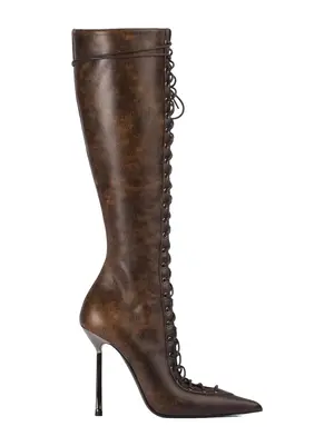 LE SILLA 120mm Colette Boots - Brown