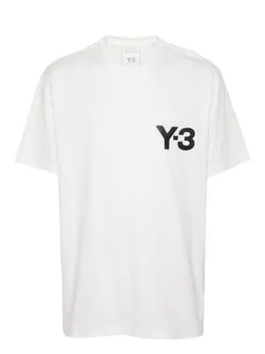 Y3 Logo-print T-shirt - White