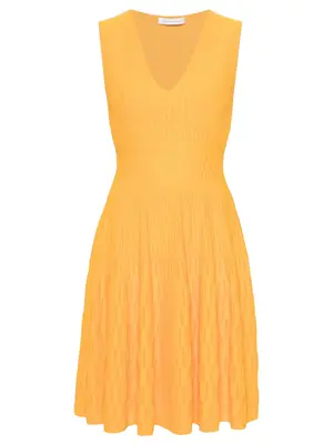 ANTONINO VALENTI Rupi Kaur Knitted Dress - Yellow