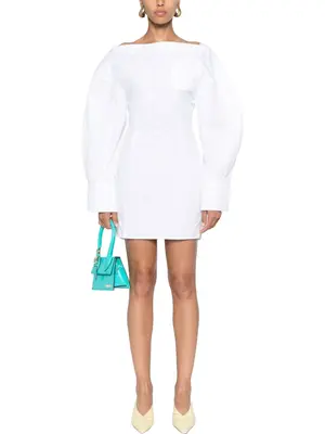 Jacquemus Chemise Mini Dress - White
