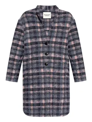 MARANT ETOILE MARANT ÉTOILE Gabriel Checked Coat