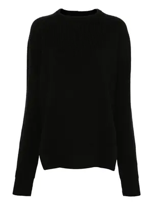 Rick Owens Virgin Wool Sweater - Black