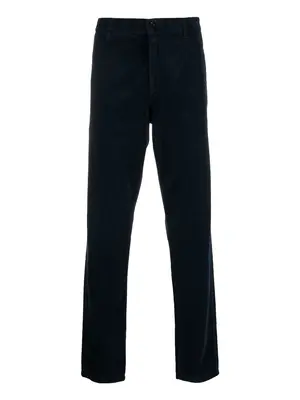 Aspesi Straight Leg Corduroy Trousers - Blue