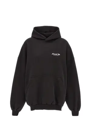 Balenciaga Beverly Hills Cotton Hoodie - White/black