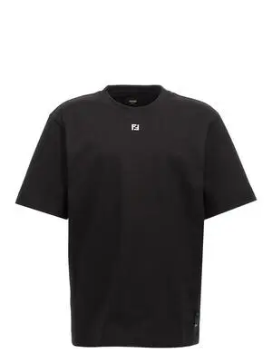 Fendi Ff' T Shirt - Black