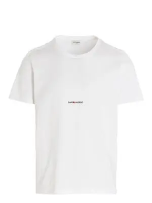 Saint Laurent Rive Gauche' T Shirt - White