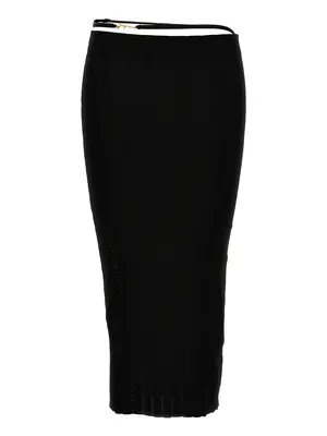 Jacquemus La Jupe Pralù Skirt - Black