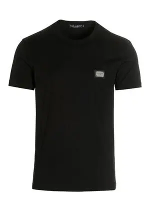 Dolce & Gabbana T Shirt 'dg Essential - Black