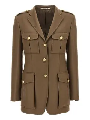Tagliatore One-breasted Jacket - Brown