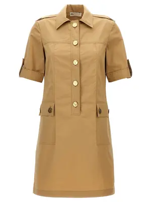 Tory Burch Camp Dress - Beige