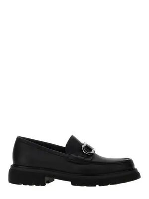 SALVATORE FERRAGAMO Cocoon Leather Loafers