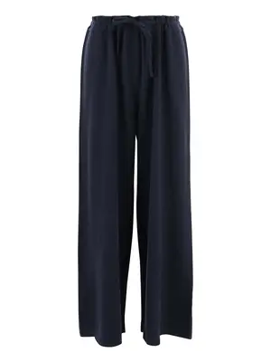 JIL SANDER Cashmere Wide Leg Pants - Blue