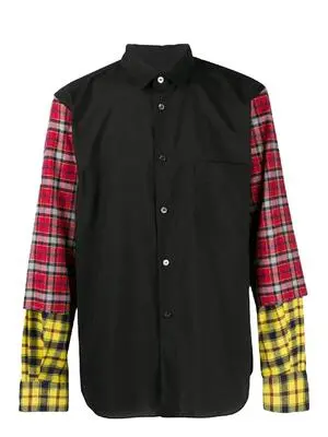 COMME DES GARÇONS Comme Des Garcons Checked Sleeve Shirt