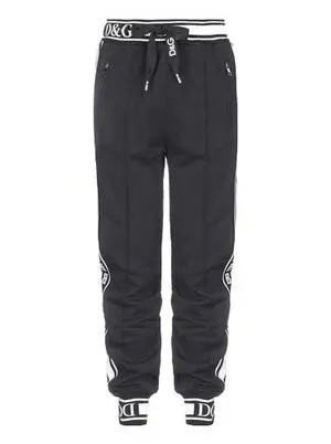 Dolce & Gabbana Cotton-elastane Pants - Black