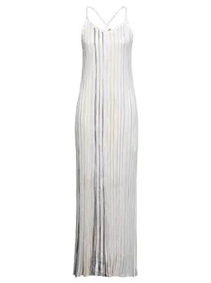 Missoni Striped Maxi Dress - White