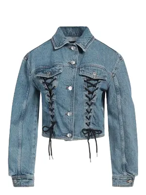 Maje Denim Trucker Jacket - Blue