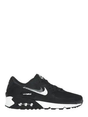 Nike Nike Air Max 90 Sneakers With Spray Paint Swoosh Black/cool Grey/white