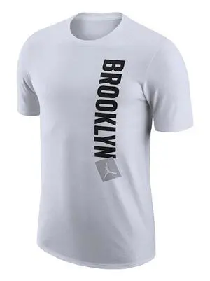 JORDAN Nba Brooklyn Nets Essential Statement Edition T-shirt - White