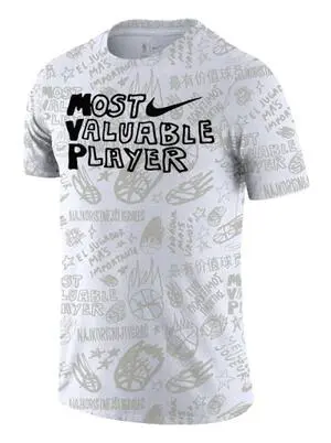 Nike Mvp Loose Fit Short Sleeve T-shirt - White