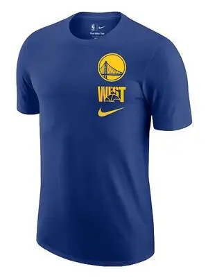 Nike Nba Golden State Warriors T-shirt - Blue/yellow