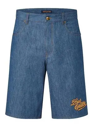 LOUIS VUITTON Cotton Chambray Shorts - Indigo