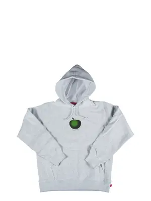 Supreme Apple Hooded Sweatshirt - Grey