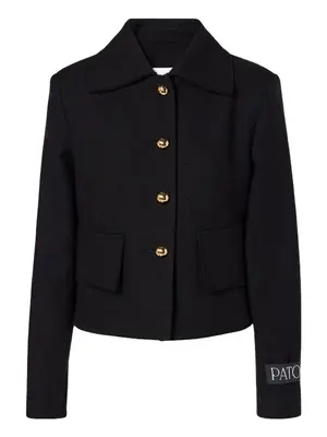 PATOU Wool And Cotton-blend Jacket - Black
