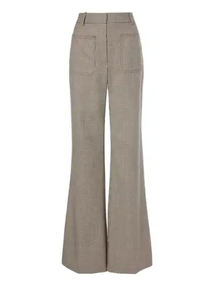 NILI LOTAN Nili Lotan Christophe Virgin Wool Flared Pants