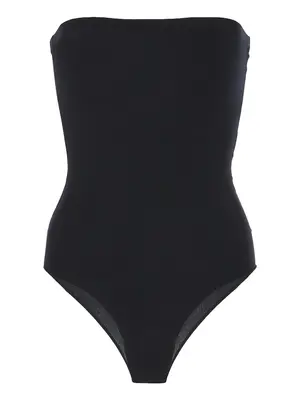 Alaïa Strapless Bustier Bodysuit - Black