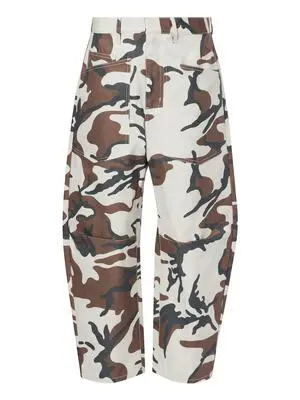 NILI LOTAN Nili Lotan Shon Camouflage Cargo Pants Multicoloured