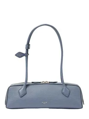 Alaïa Le Teckel Medium Leather Shoulder Bag Blue