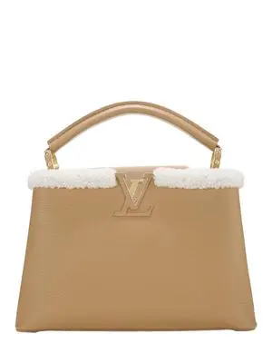 LOUIS VUITTON Capucines BB Shearling Top Handle