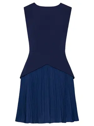 MILLY Haddy Pleated Mini Dress