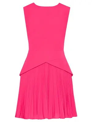 MILLY Haddy Pleated Mini Dress