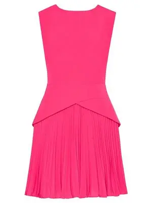MILLY Haddy Pleated Mini Dress
