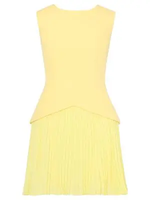 MILLY Haddy Pleated Mini Dress
