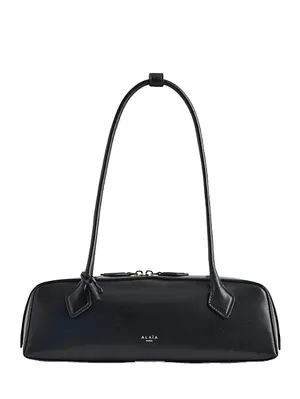 Alaïa Le Teckel Leather Shoulder Bag - Noir