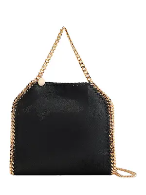 Stella McCartney Falabella Mini Faux-leather Tote Bag - Black