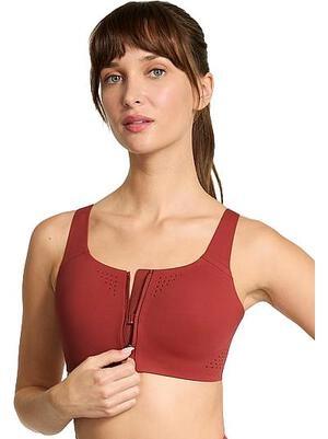 Victoria's Secret Vsx Featherweight Max™ Front-close Sports Bra - Red