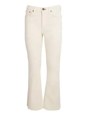 Rag & Bone Peyton Mid-rise Bootcut Jeans - White